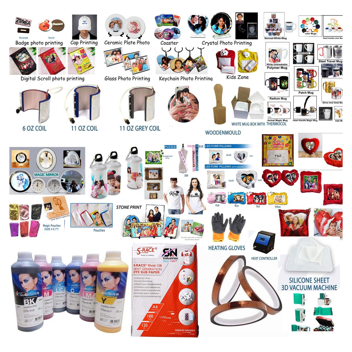 Raw Materials in Bengaluru, India | SN Industries Photo Gifts